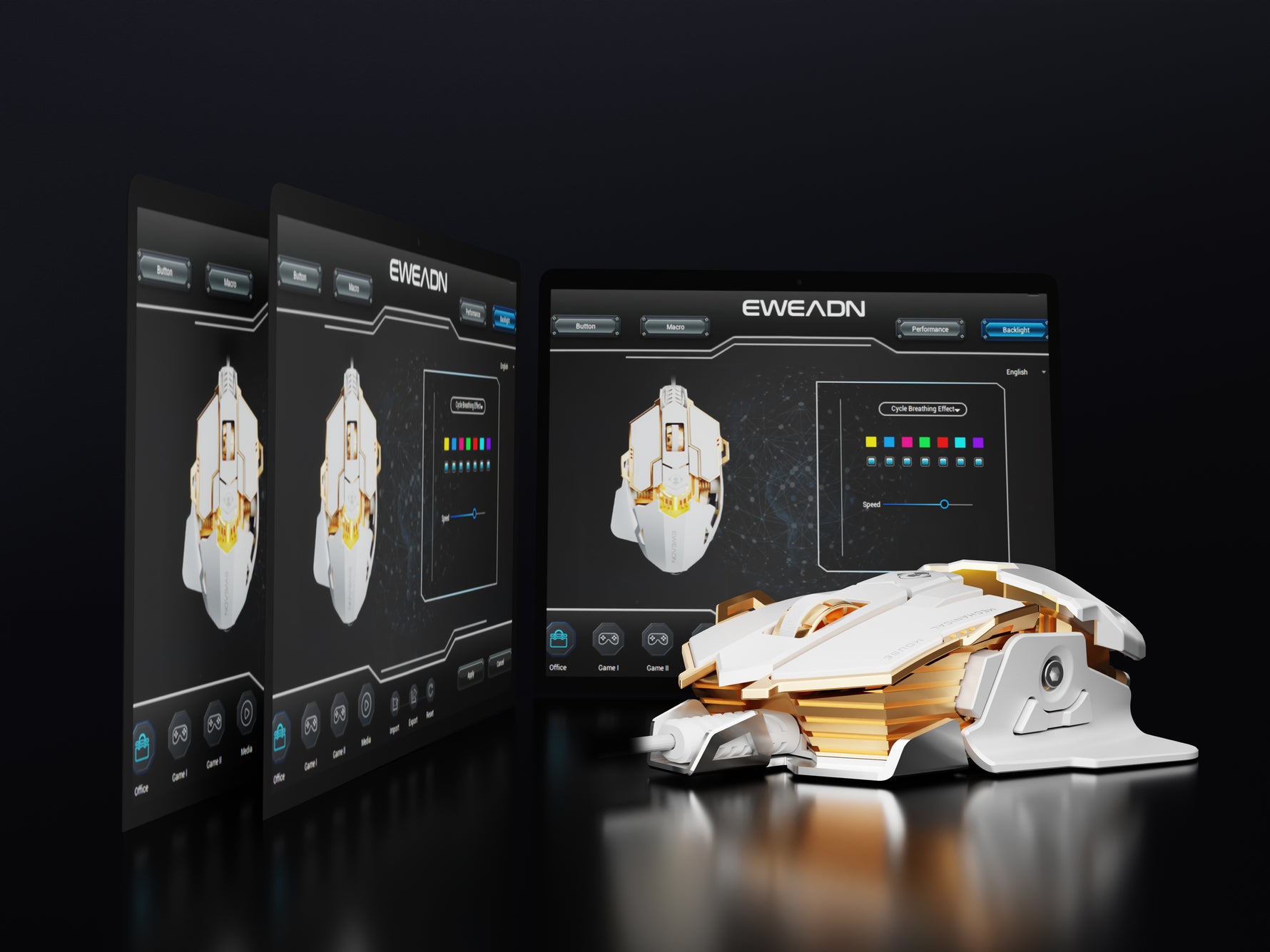 EWEADN G5 Tri-Mode Gaming Mouse