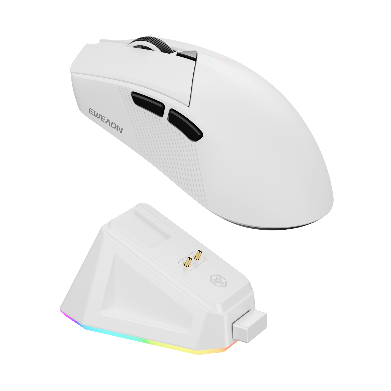 EWEADN GS01 Lightweight Gaming Mouse | RGB Charging Dock, Ergo Shape