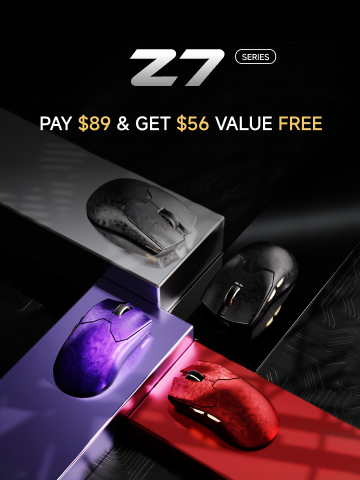 EWEADN Z7 Review: 8KHz Wireless Gaming Mouse with PAW3950