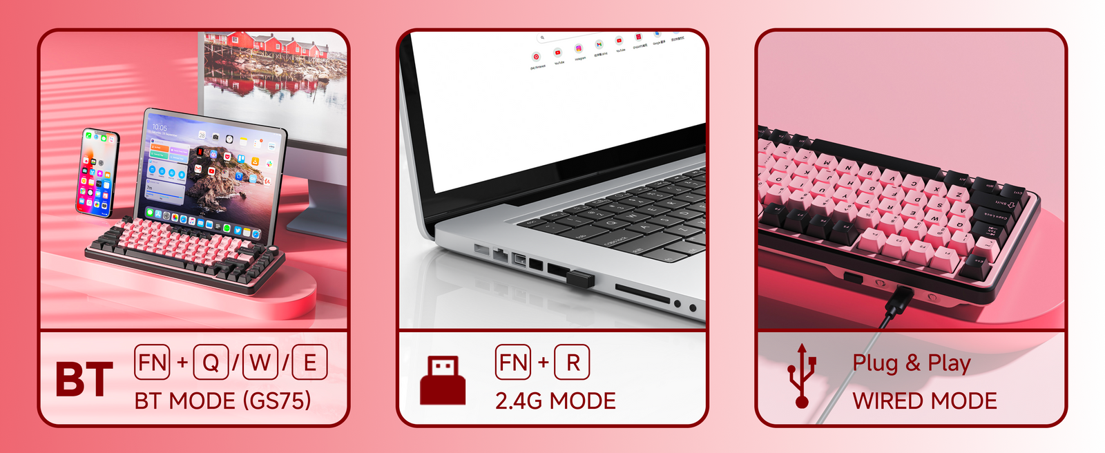 EWEADN GS75 Gaming Mechanical Keyboard