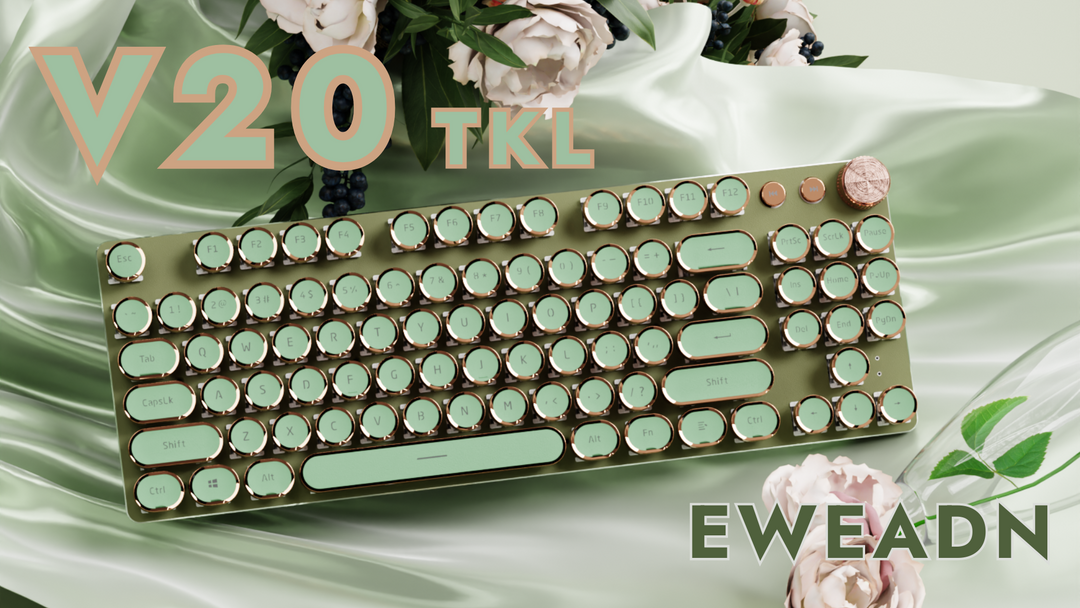 EWEADN V20 TKL Typewriter Keyboard